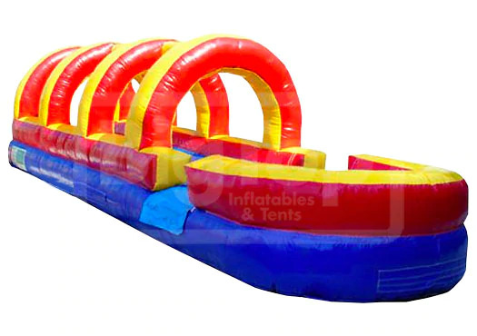 27' Party Slip-N-Splash with Pool | The Fun Train Party Rentals