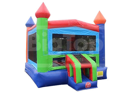 Rainbow Inflatable Bounce House | The Fun Train Party Rentals
