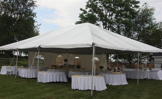 30x45 West Coast Classic Tent | The Fun Train Party Rentals